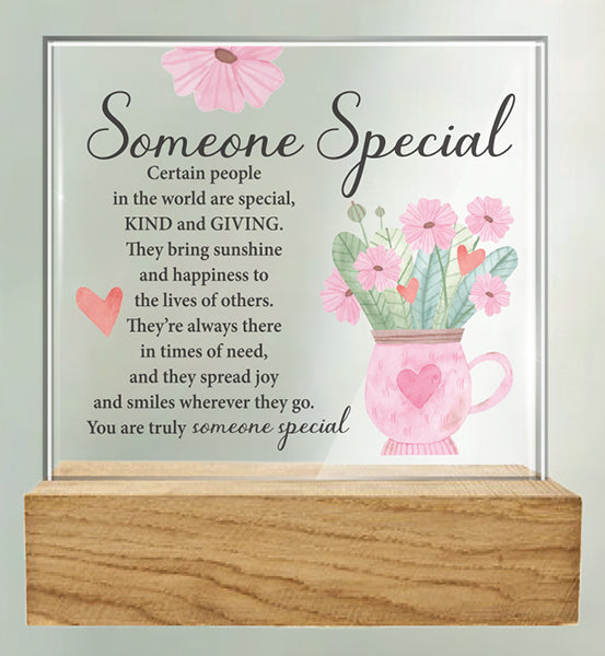 Glass Plaque, Someone Special